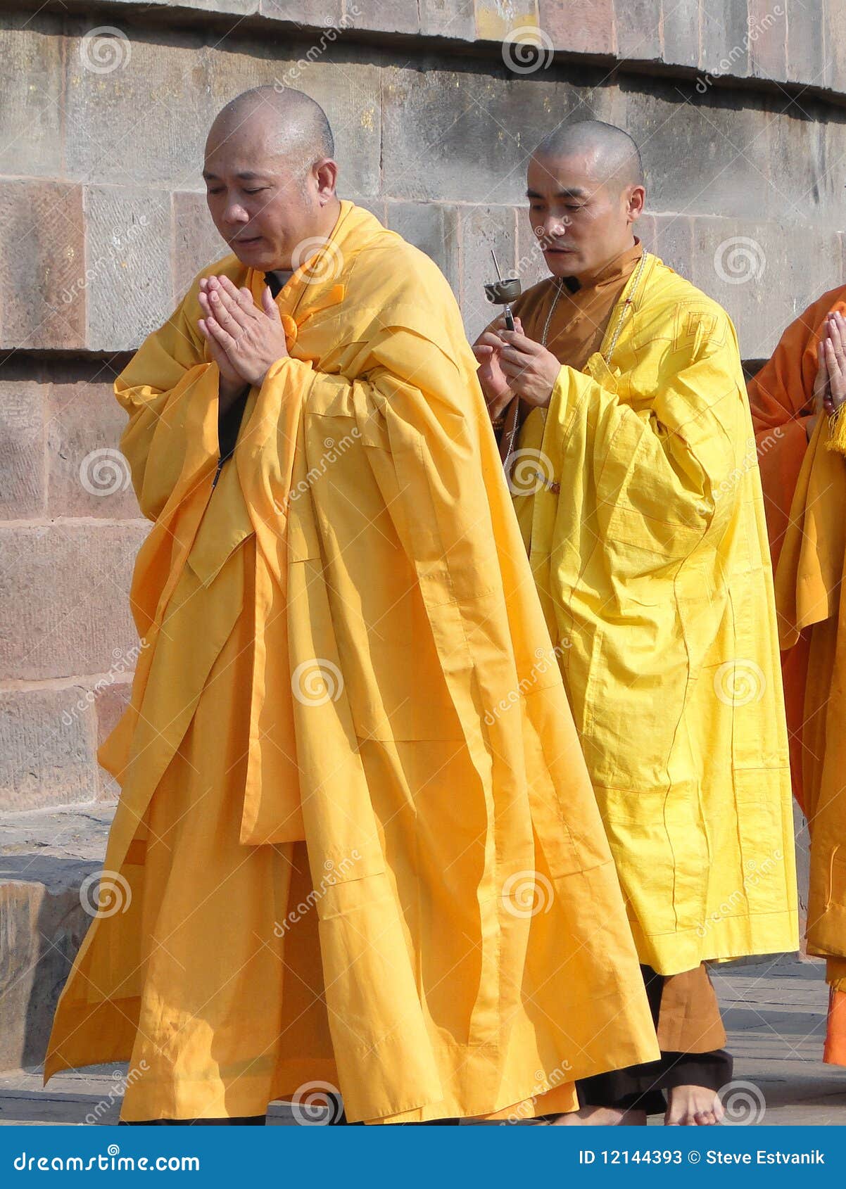 Japanese Monks Perform Buddhist Rituals Editorial Stock Photo - Image ...