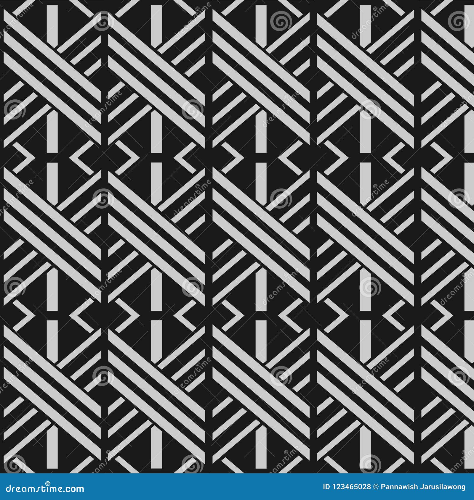 Japanese Monochrome Graphic Pattern Stock Vector - Illustration of ...