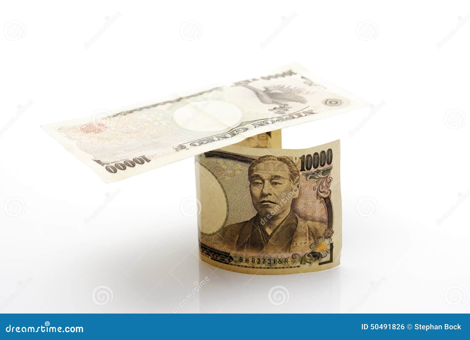 Japanese Notes stock photo. Image of currency, income - 50491826