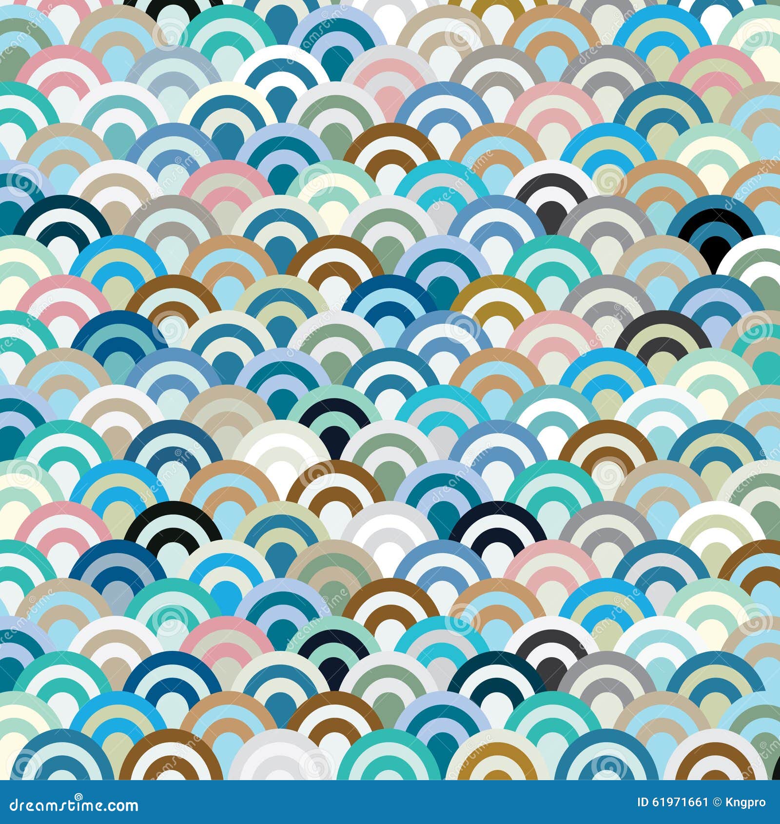 Japanese Ocean Wave Background Multi Color Stock Illustrations – 2 ...