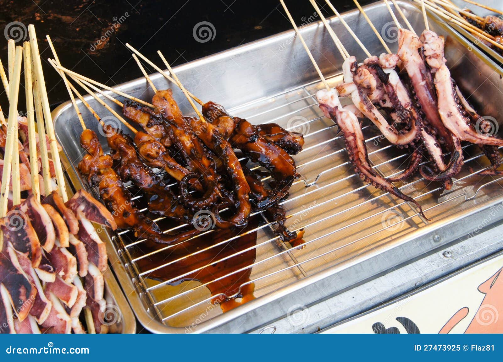 Japanese Octopus Food Store Editorial Image - Image of fish, market ...