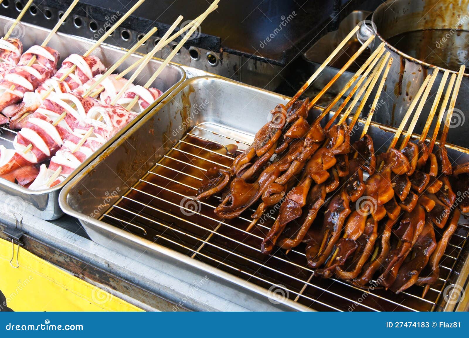 Japanese Octopus Food Store Editorial Stock Photo - Image of fish ...