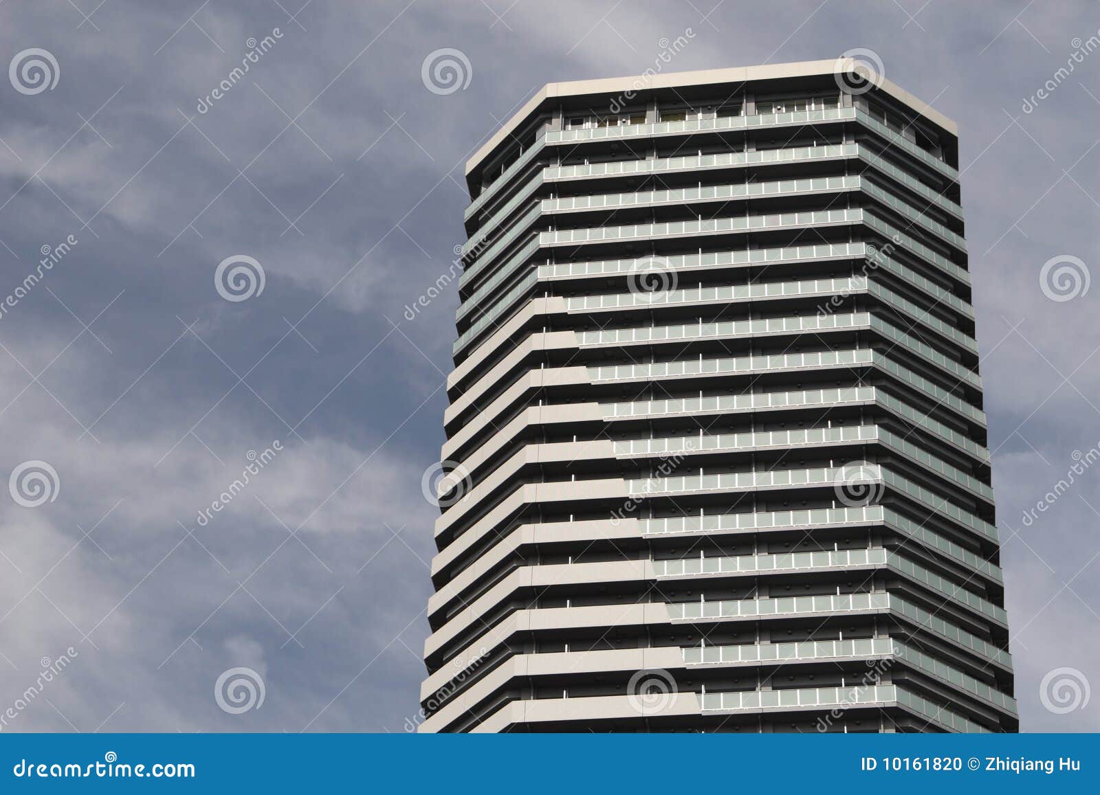 Japanese office building stock photo. Image of cloudy - 10161820