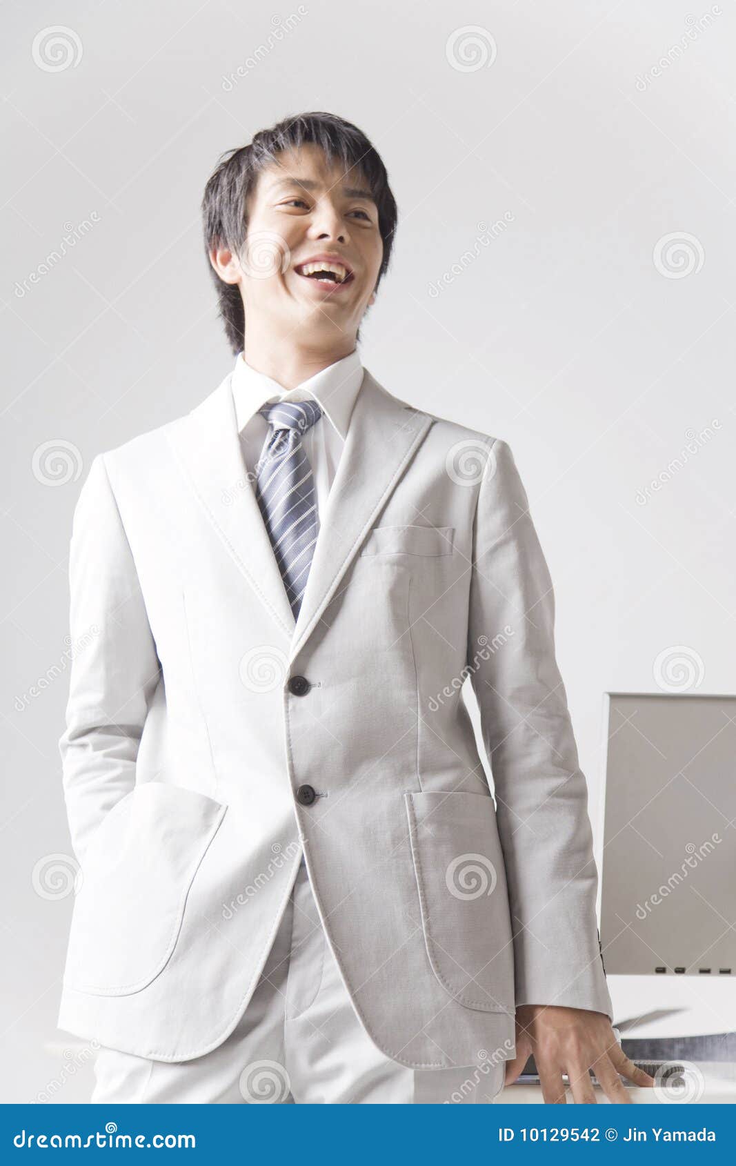 Japanese office worker stock photo. Image of lifestyle - 10129542