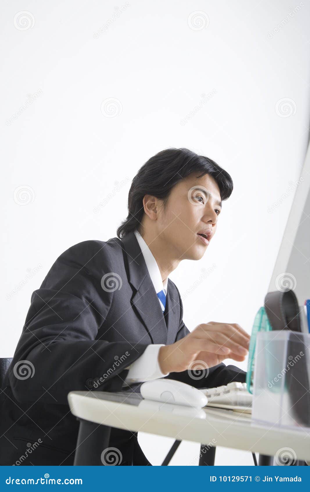 Japanese office worker stock image. Image of person, fresh - 10129571