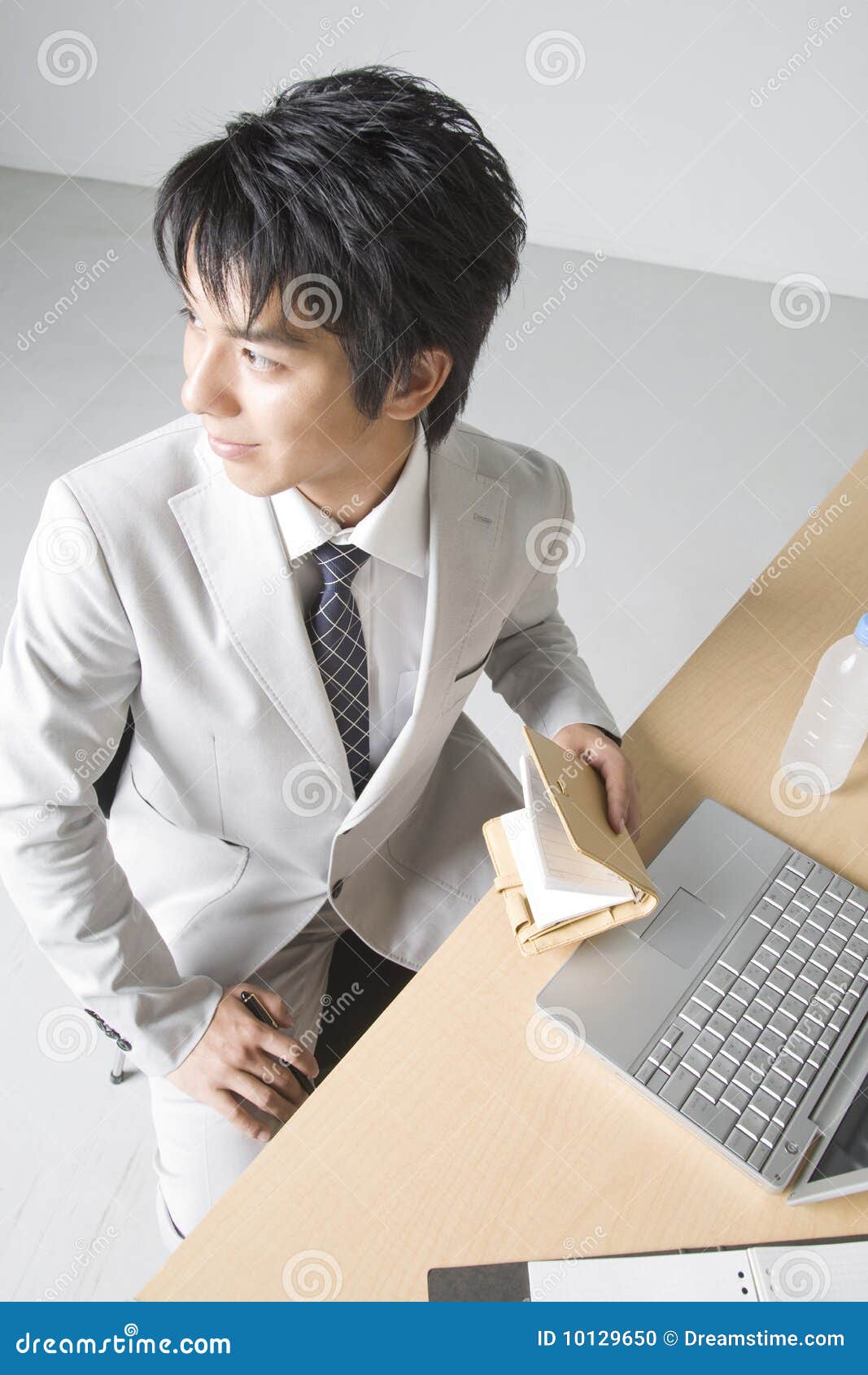 Japanese office worker stock photo. Image of career, handbook - 10129650