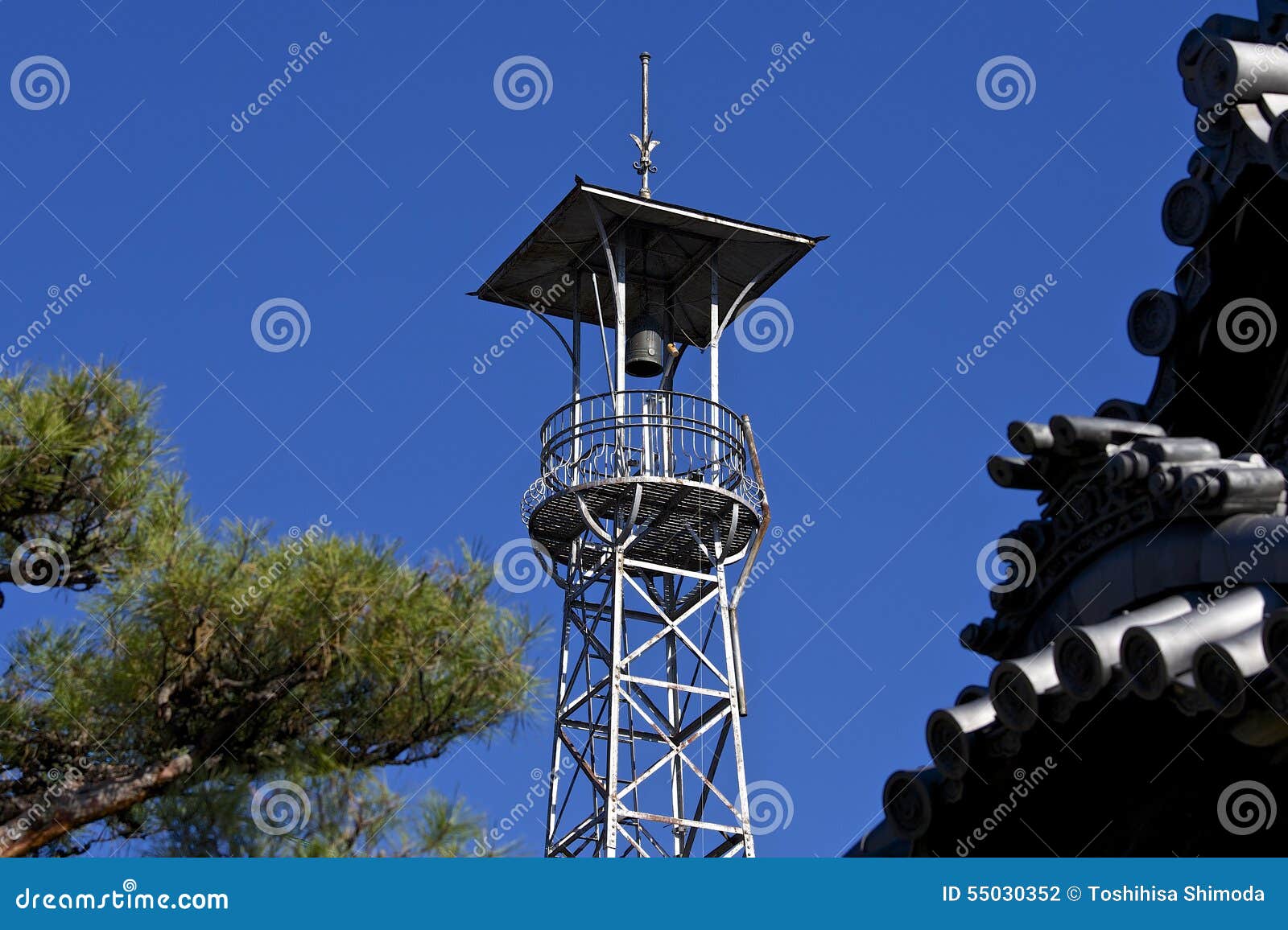 Japanese Old Watchtower Stock Photography | CartoonDealer.com #55030352
