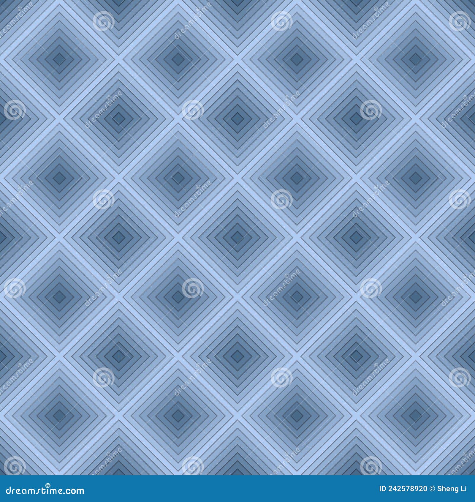 A Japanese Origami Style Seamless Blue and Indigo Paper Pattern ...