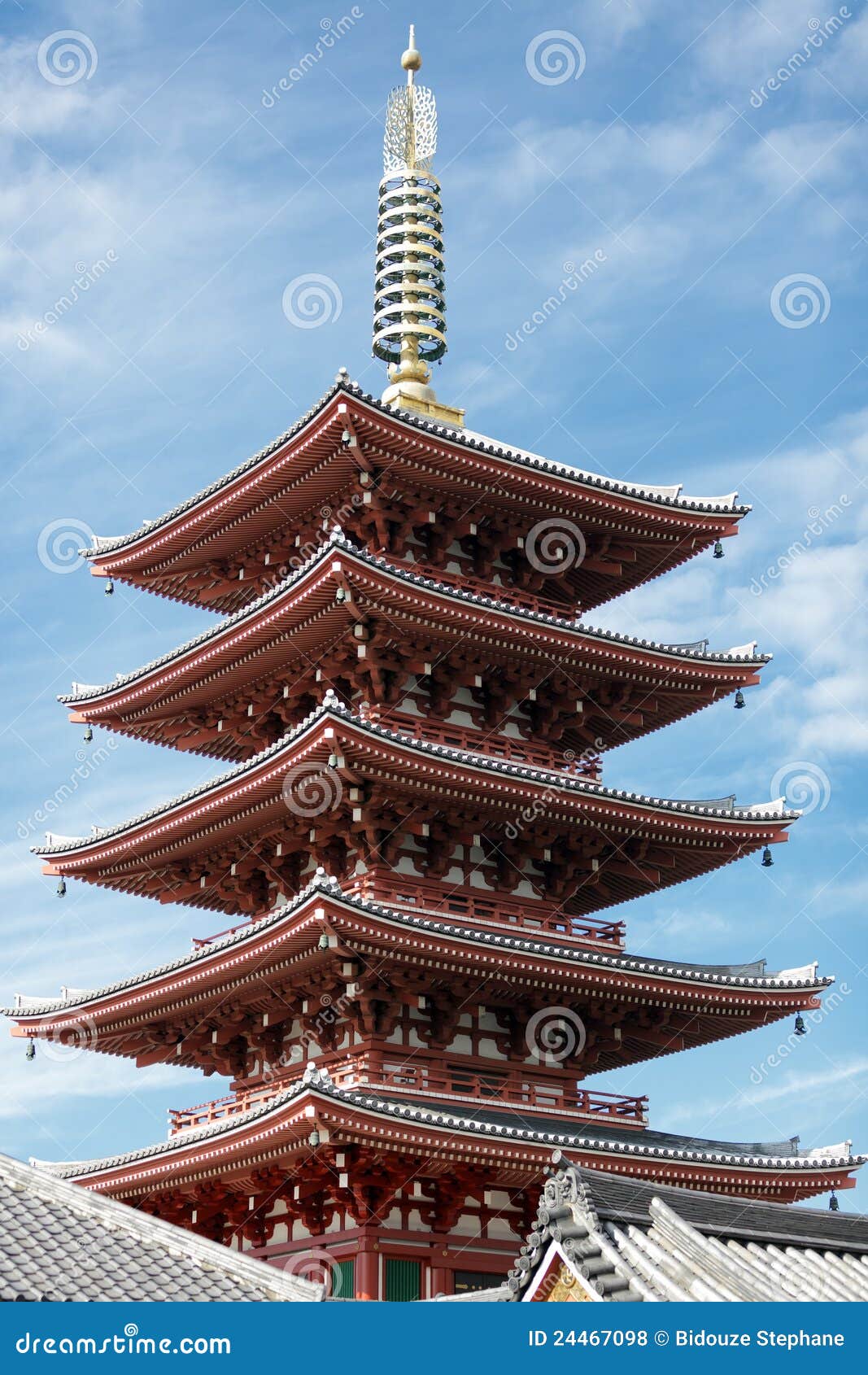 Japanese pagoda stock photo. Image of asia, religion - 24467098