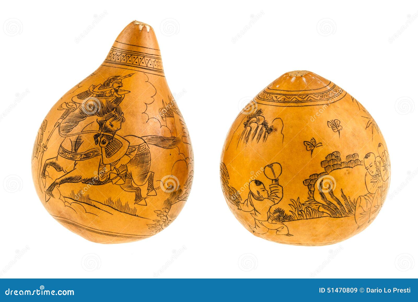 Japanese painted gourds stock image. Image of exotic - 51470809