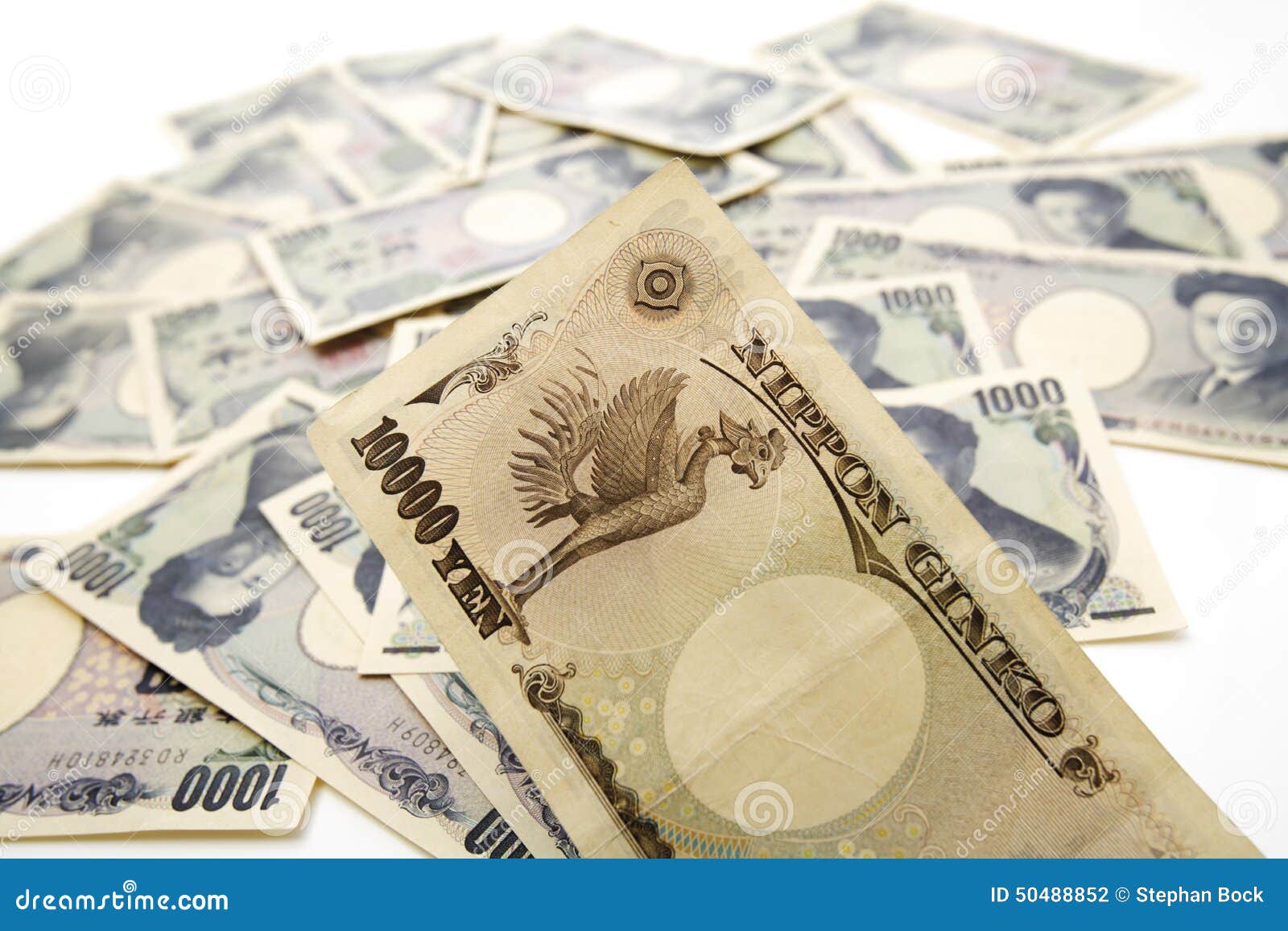 Japanese Paper Currency stock photo. Image of paper, note - 50488852