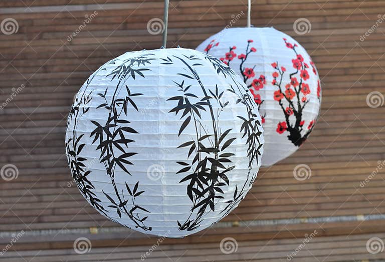 Japanese paper lantern stock image. Image of traditional - 22818955