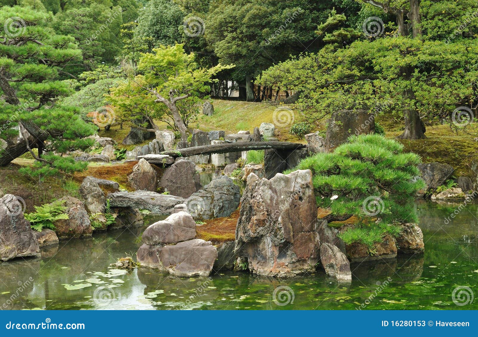 Japanese park stock image. Image of rest, architecture - 16280153