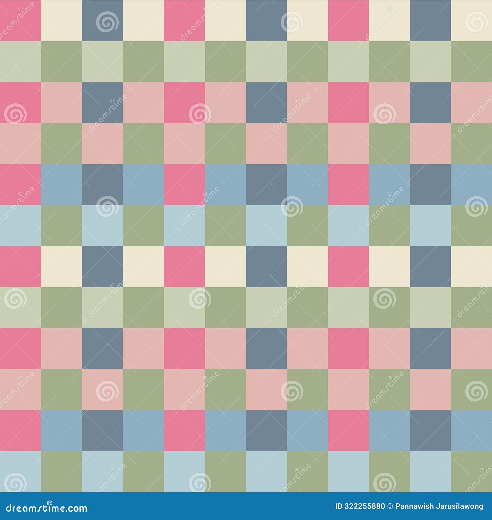 Pastel Checkered Mosaic Tiles - Soft Pink And Blue Wall Texture ...