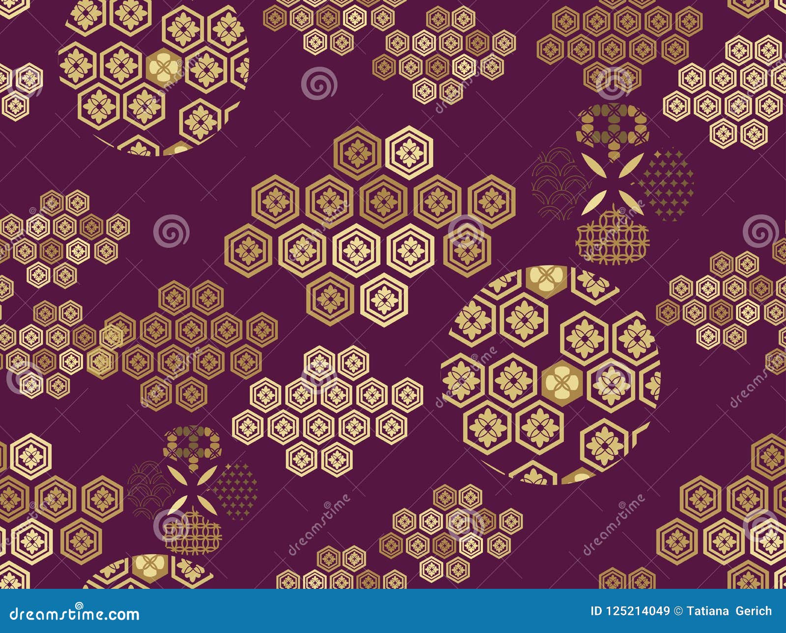 Japanese pattern366 stock vector. Illustration of kimono - 125214049