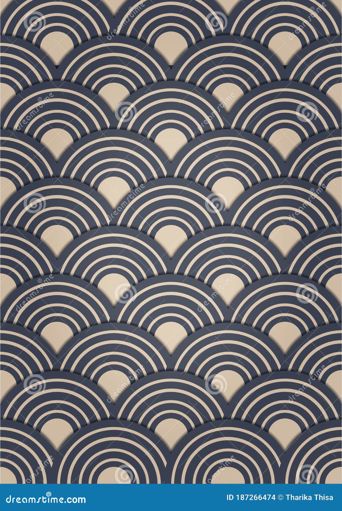 Japanese pattern design stock vector. Illustration of forest - 187266474