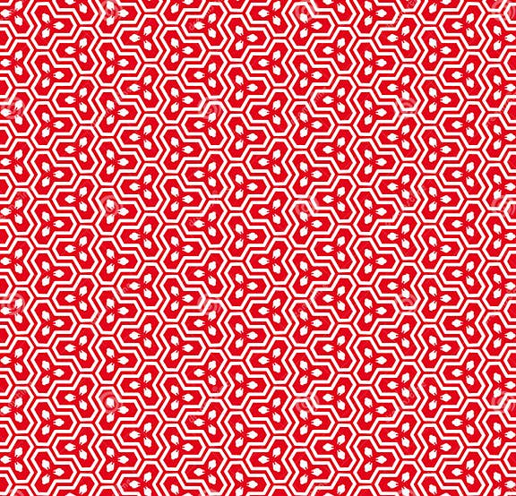 Kikko Japanese Seamless Geometric Pattern Stock Illustration ...