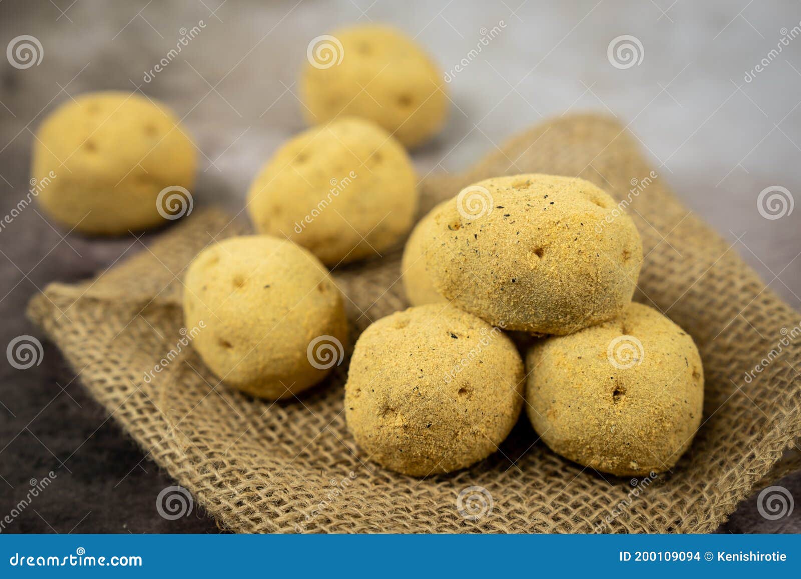 Japanese Potato Shaped Dango Stock Photo - Image of shaped, asia: 200109094