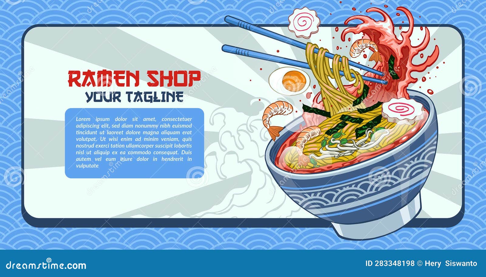 Ramen Text Logo And Japanese Calligraphy Vector Style. Kanji ...