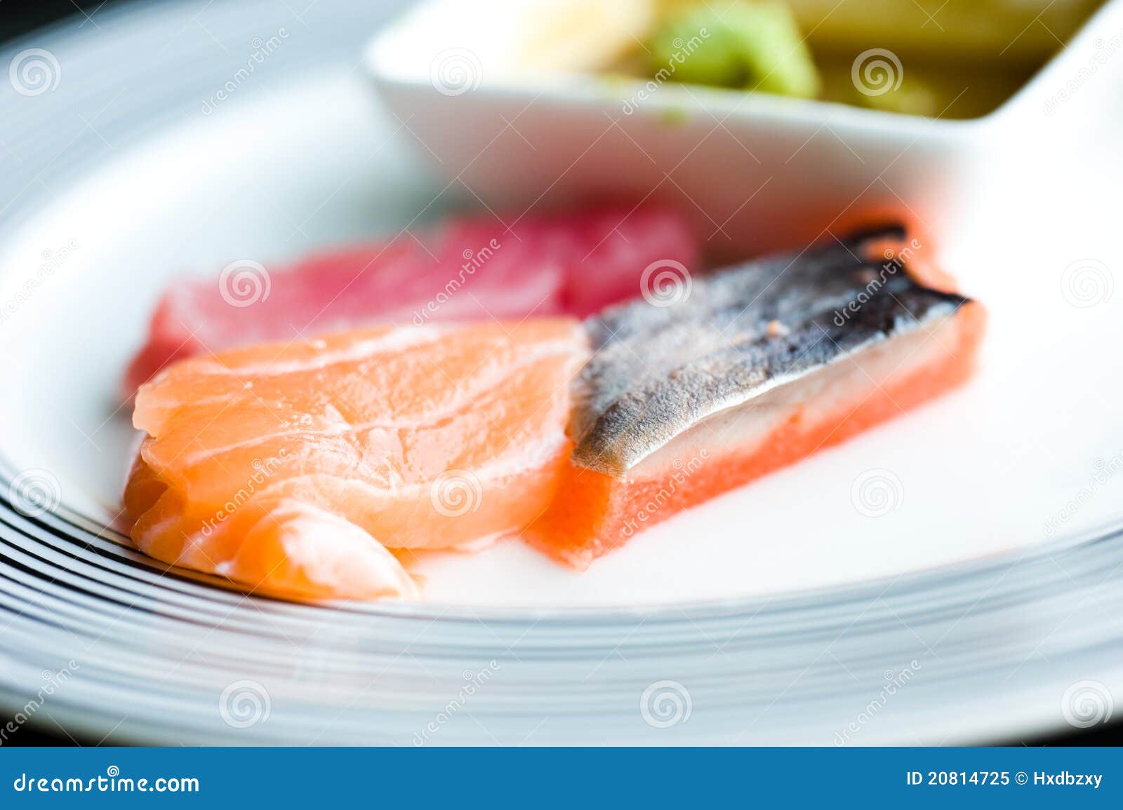 Japanese raw fish stock image. Image of diet, foodstuff - 20814725