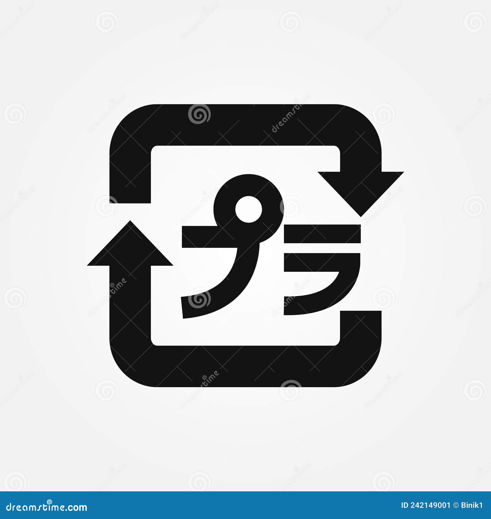 Japanese Recycling Symbol for Plastic. Marking Code Icon Stock Vector ...
