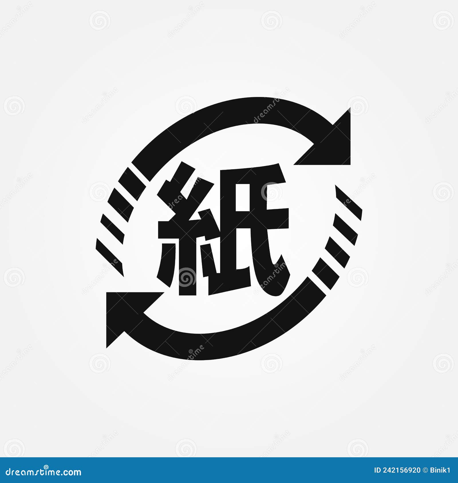 Japanese Recycling Symbol Vector for Paper. Marking Code Icon Stock ...