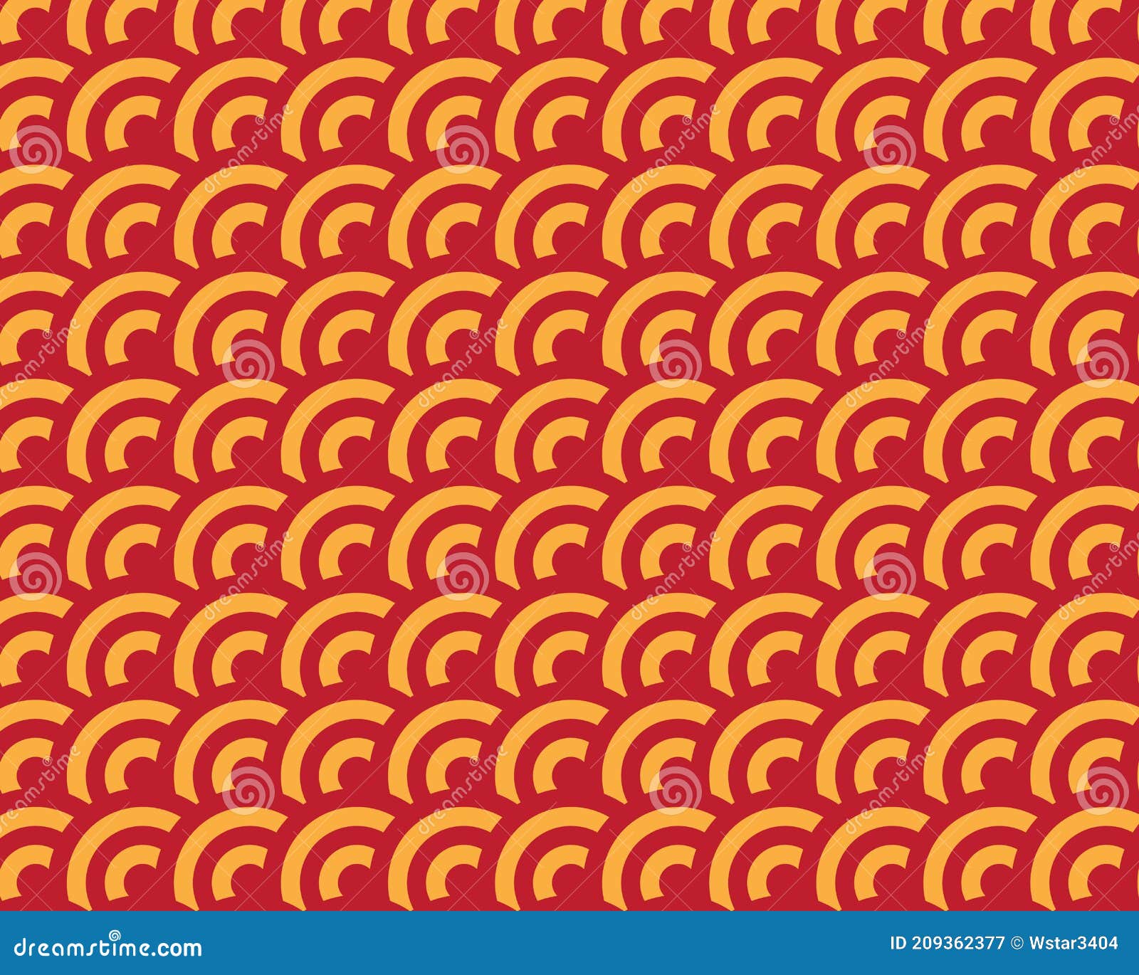 Japanese Red Circle Fan Seamless Pattern Stock Vector - Illustration of ...