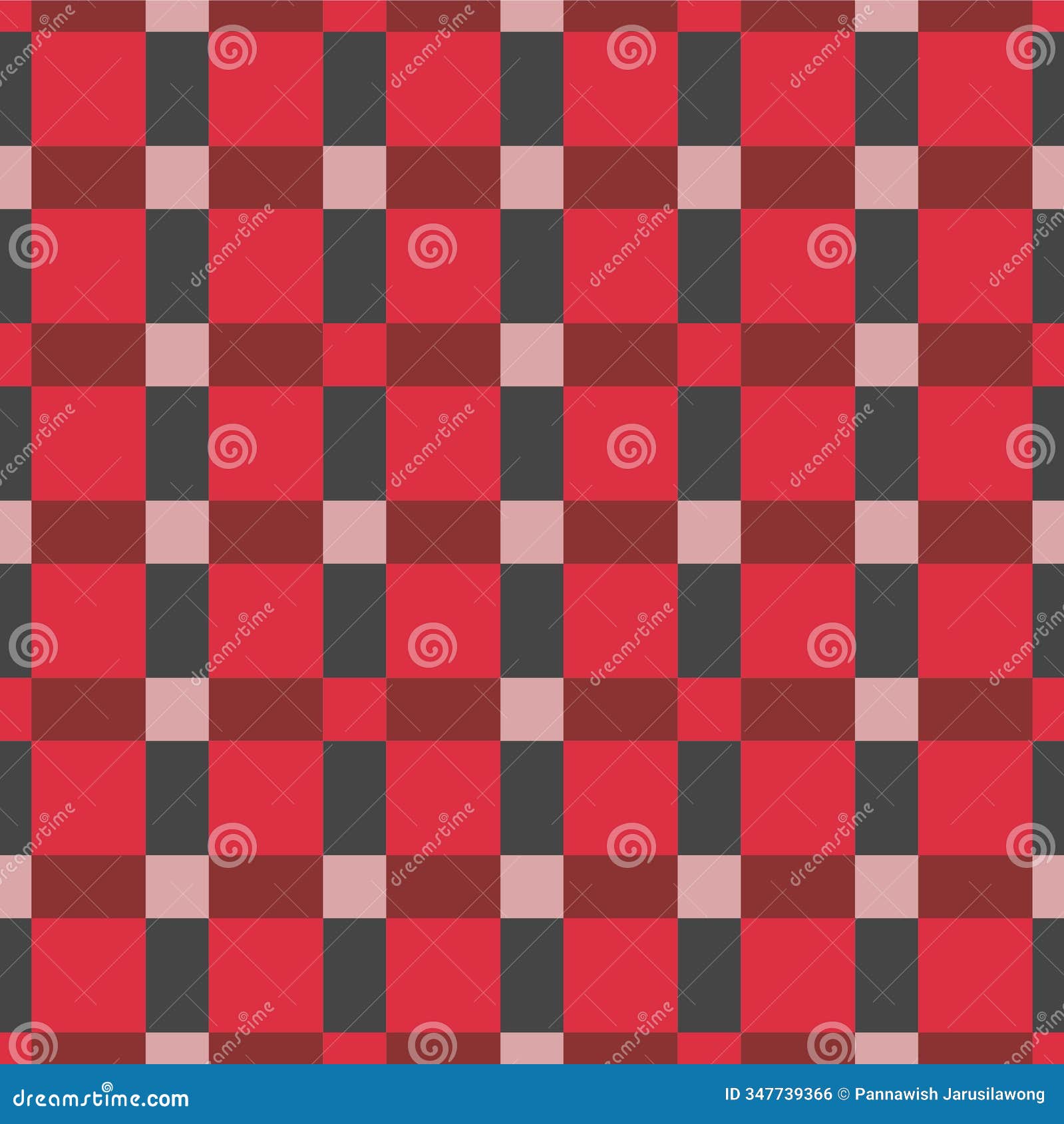 Japanese Red Cross Checkered Vector Seamless Pattern Stock Illustration ...