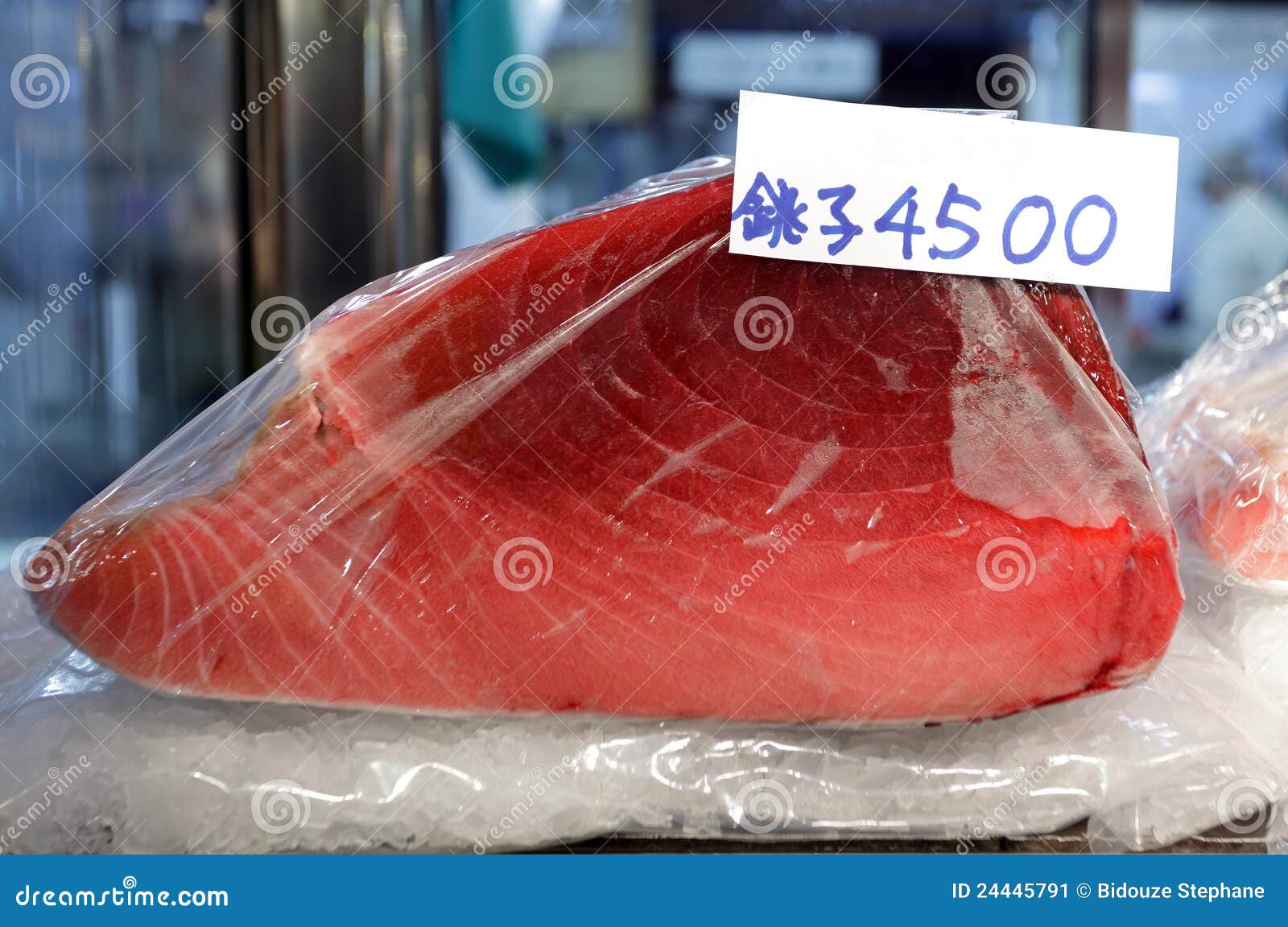 Japanese red tuna stock image. Image of steak, seafood - 24445791