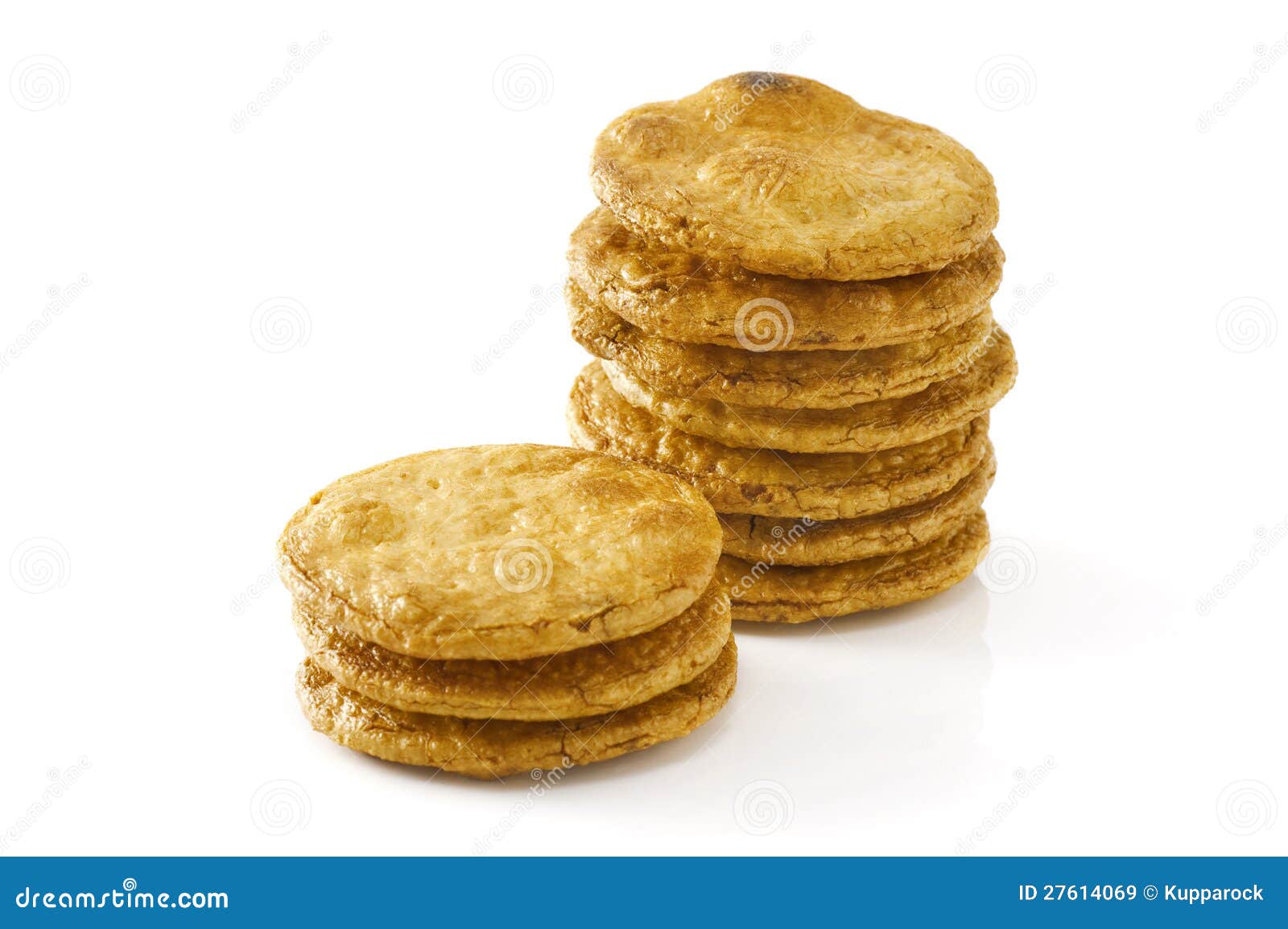 Japanese Rice Crackers , Senbei Stock Image - Image of brown, crisp ...