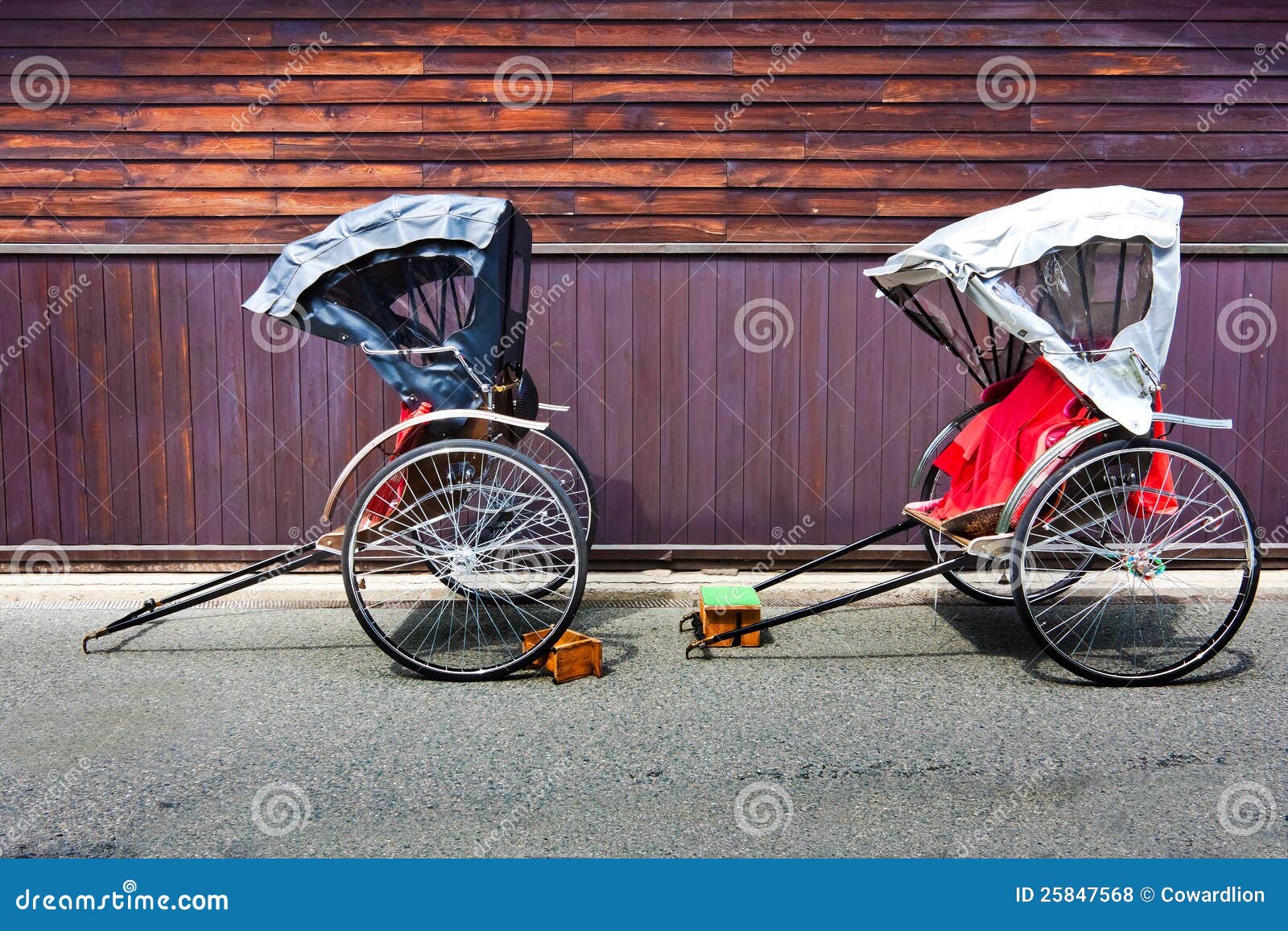 Japanese Rickshaw stock photo. Image of japanese, wheels - 25847568