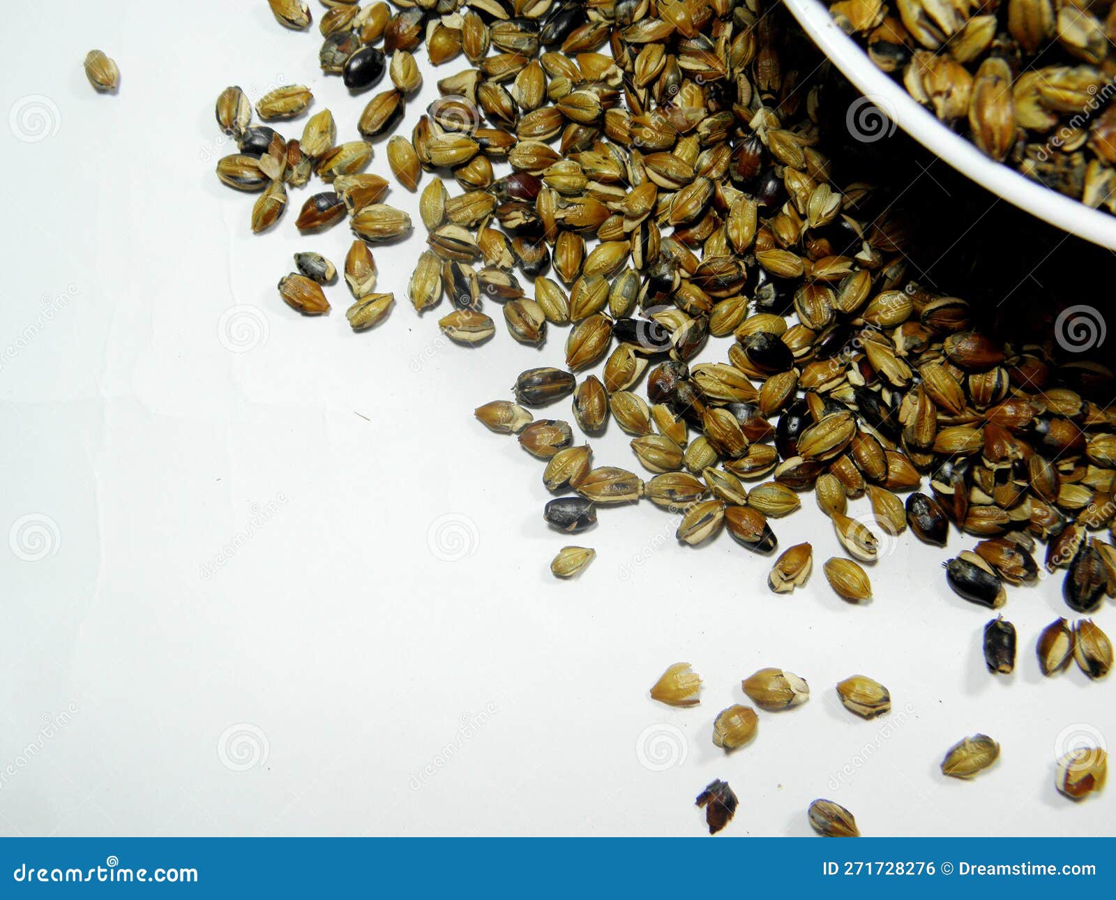 Japanese Roasted Barley Tea Husk Isolated Stock Photo - Image of ...