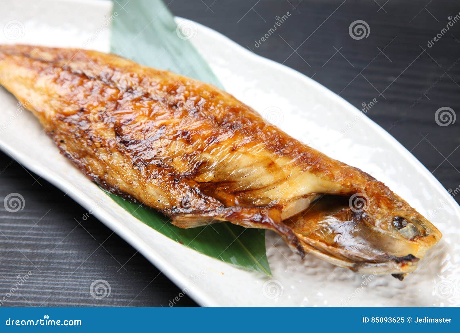 Japanese roasted mackerel stock image. Image of delicious - 85093625
