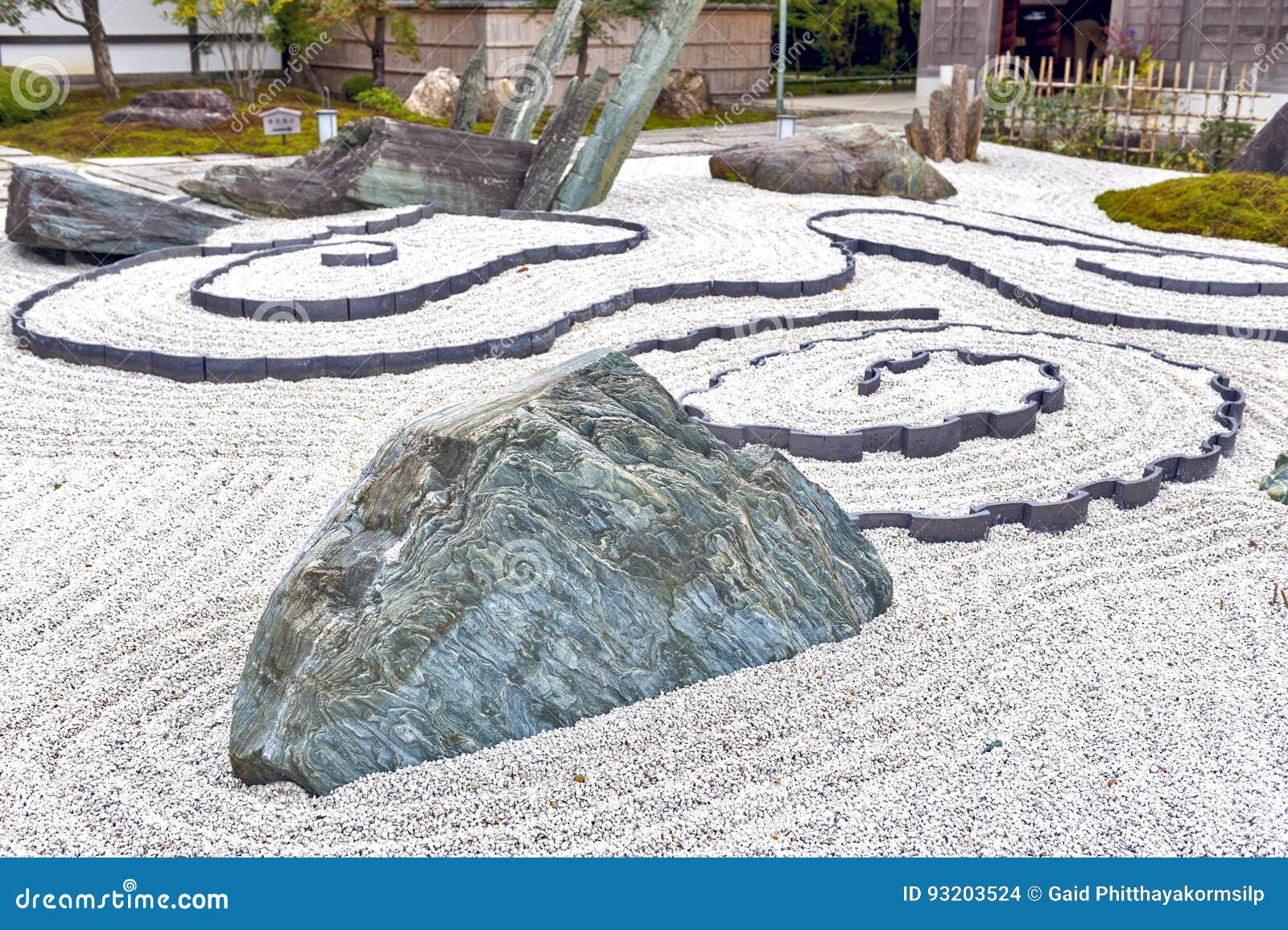 Japanese Rock Garden or Zen Garden at Enkoji Temple in Kyoto, Japan ... Japanese Rock Garden or Zen Garden at Enkoji Temple in Kyoto, Japan ...