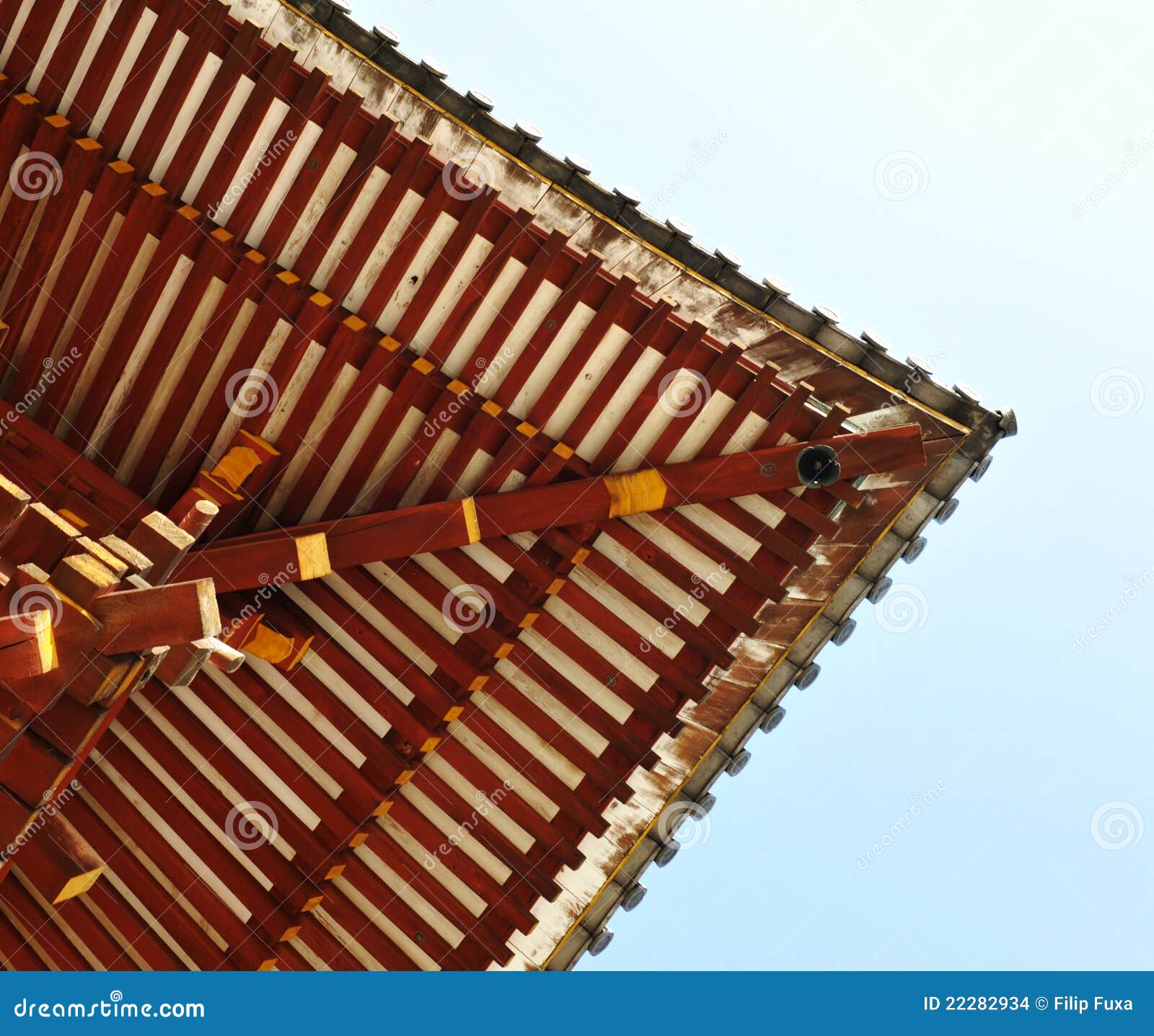 Japanese roof stock photo. Image of wooden, temple, frame - 22282934