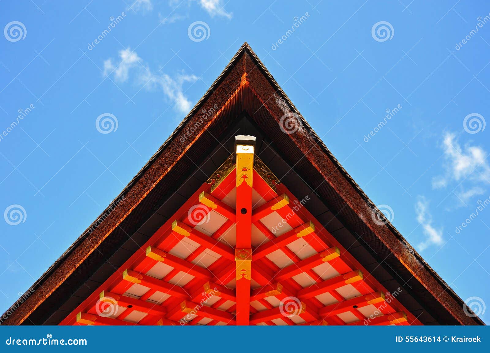 Japanese roof style stock photo. Image of travel, temple - 55643614