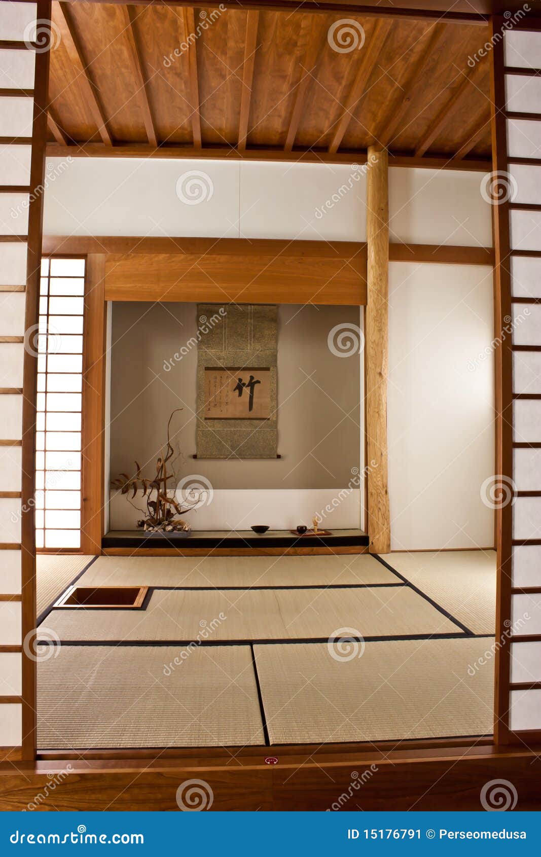 Japanese room stock image. Image of culture, kyoto, spirituality - 15176791