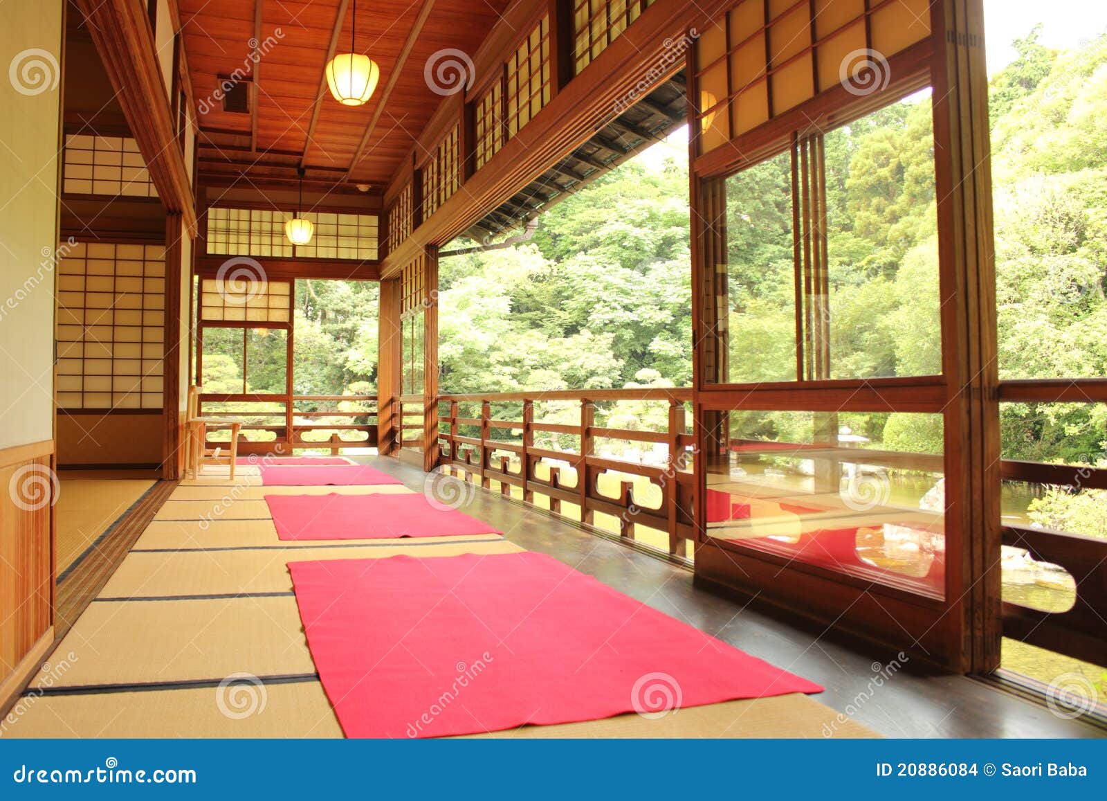 Japanese room stock photo. Image of house, interior, garden - 20886084