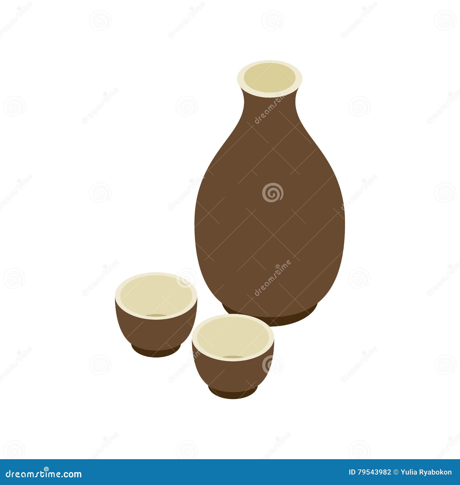 Sake Icon In Trendy Design Style. Sake Icon Isolated On White ...