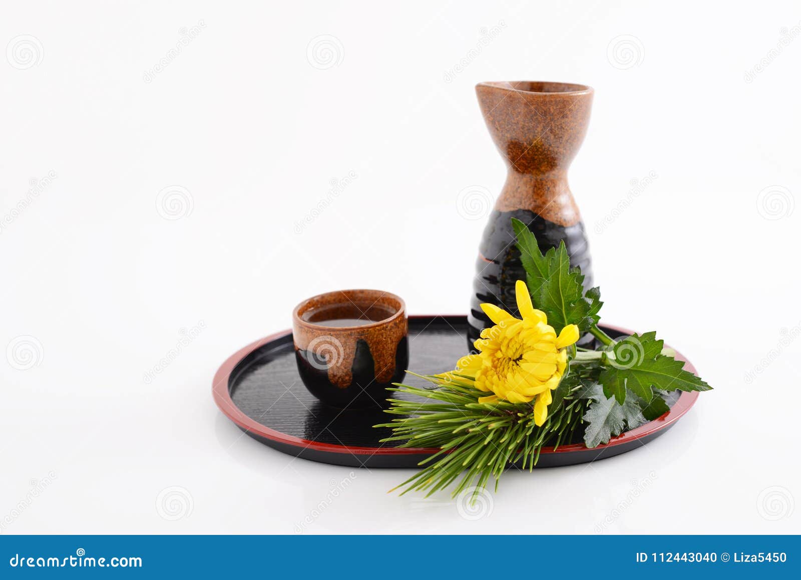 Japanese sake stock photo. Image of shop, gourmet, kitchen - 112443040