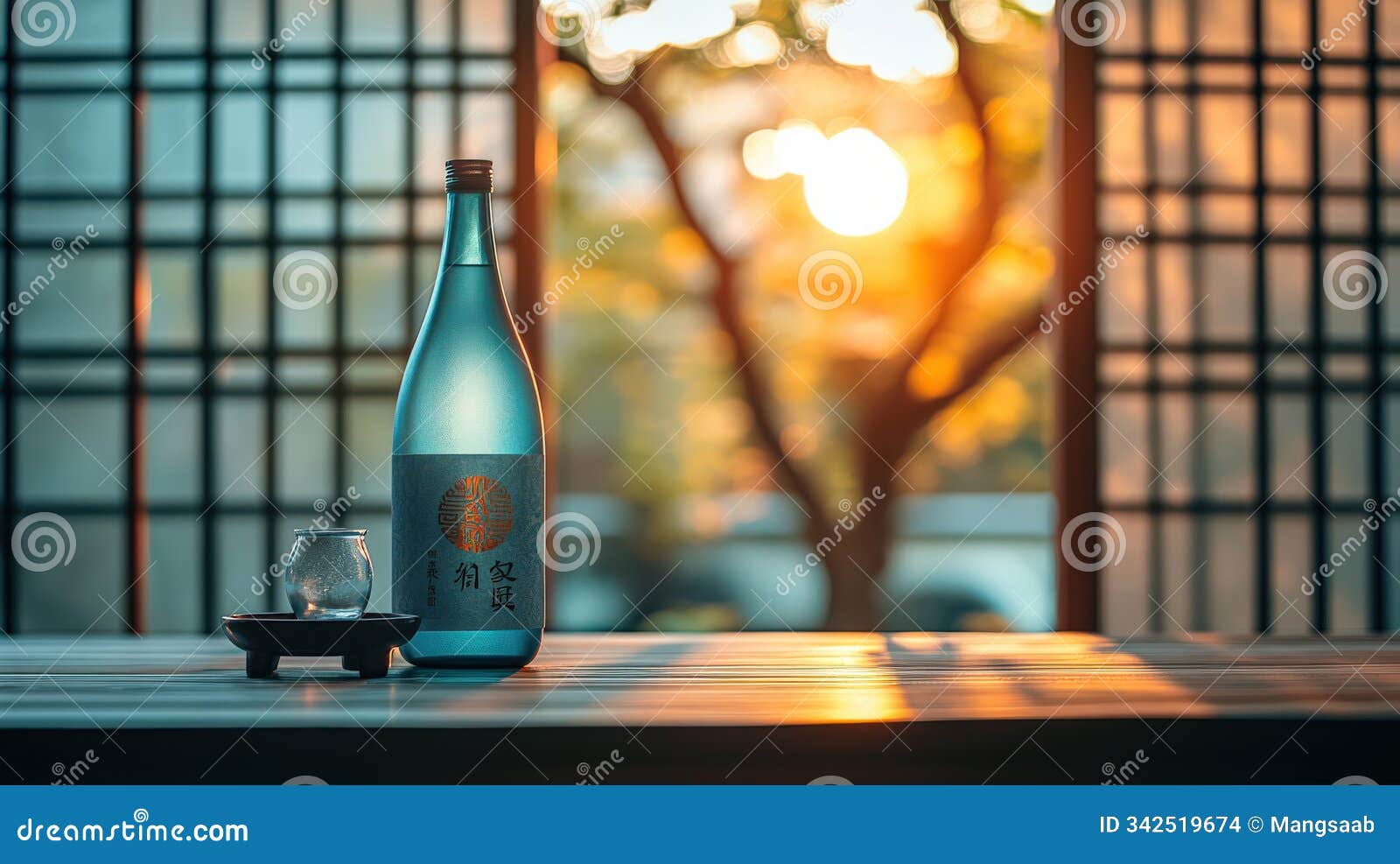 Japanese Sake Ads At Hot Spring Cartoon Vector | CartoonDealer.com ...