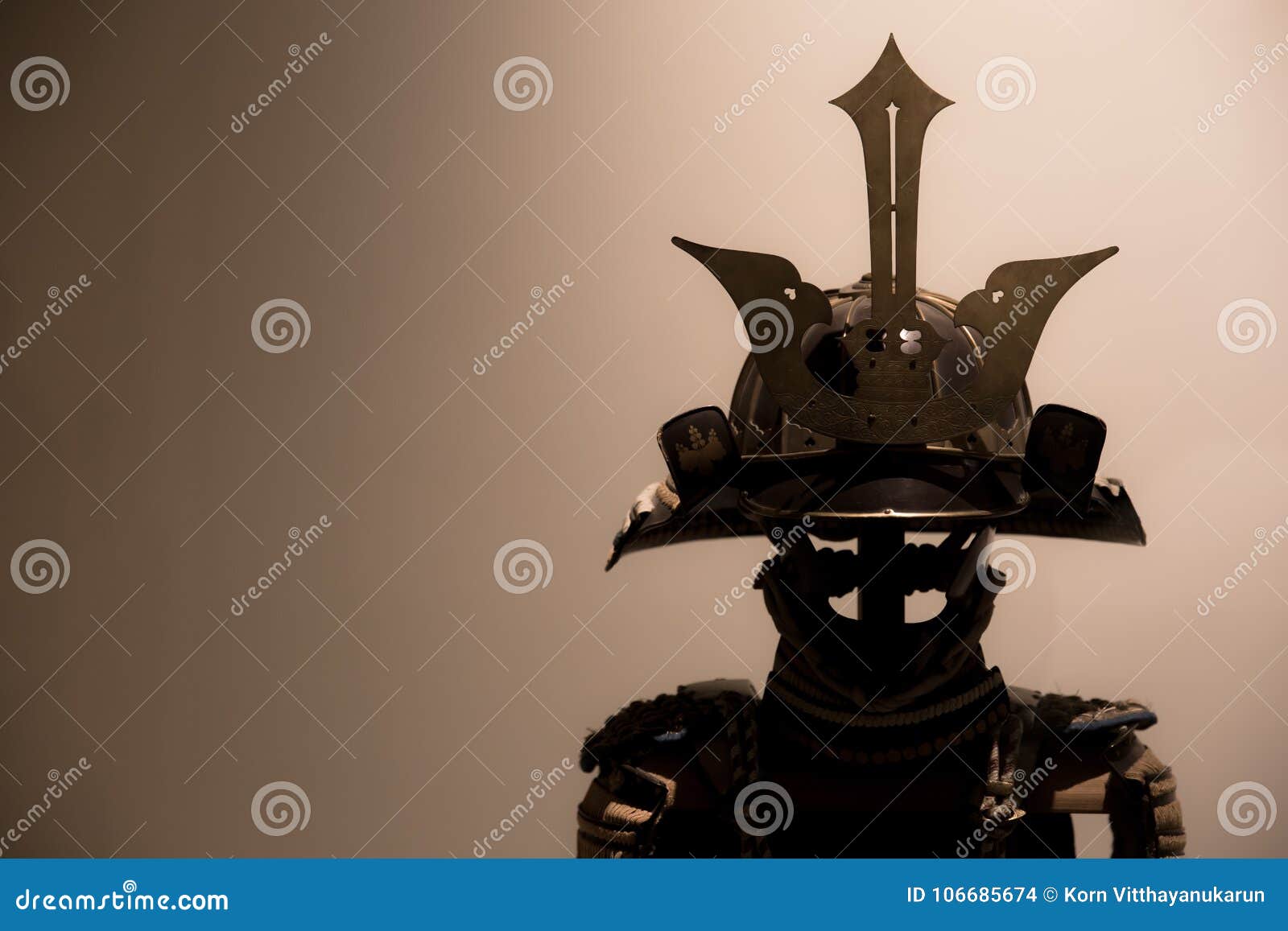 Japanese Samurai Armor Shadow Editorial Stock Image - Image of musuem ...