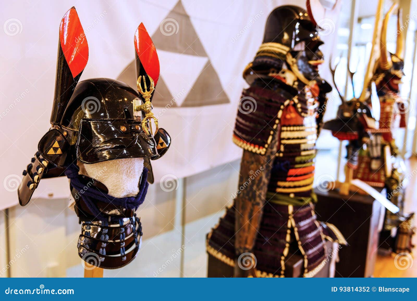 Japanese Samurai Tradition Armor Stock Photo - Image of danger, bushido ...