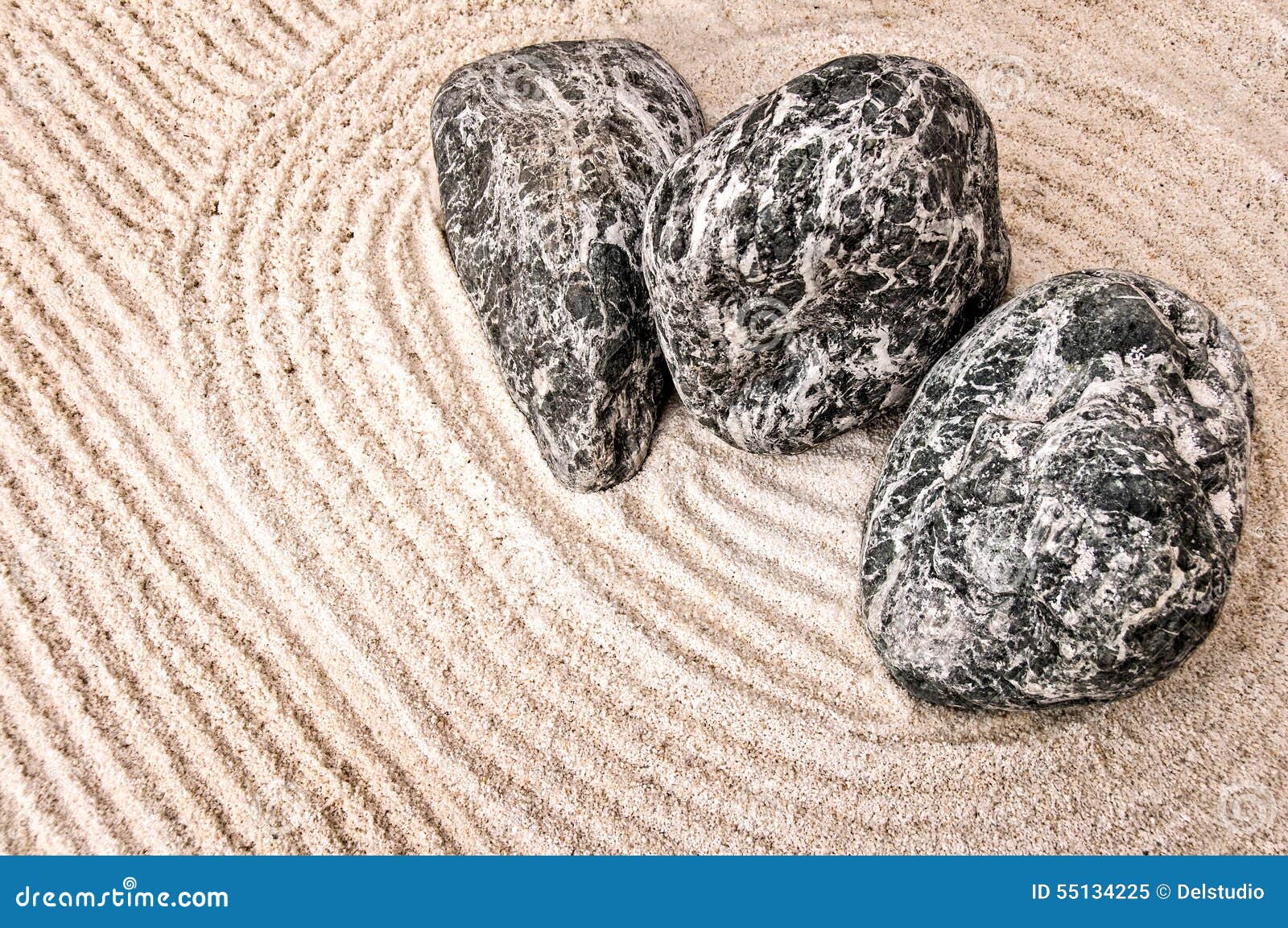 Japanese sand garden stock image. Image of sand, still - 55134225
