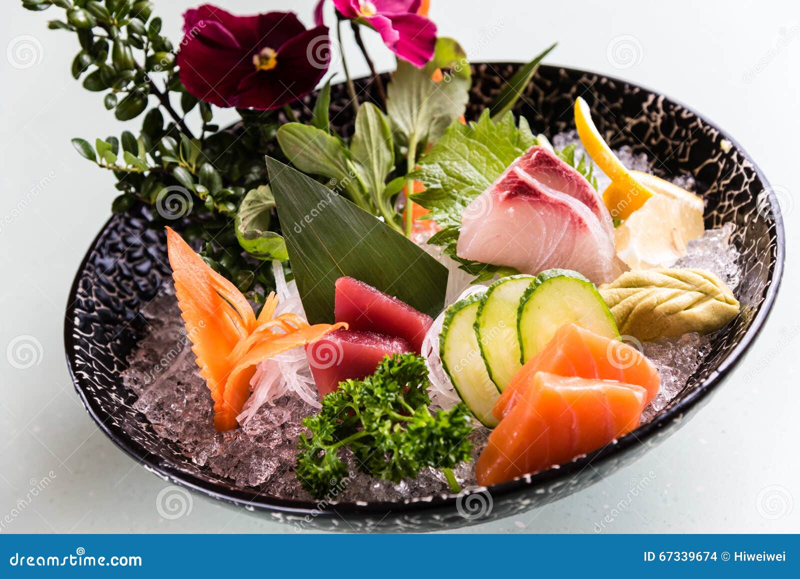 Japanese sashimi stock photo. Image of salmon, delicious - 67339674