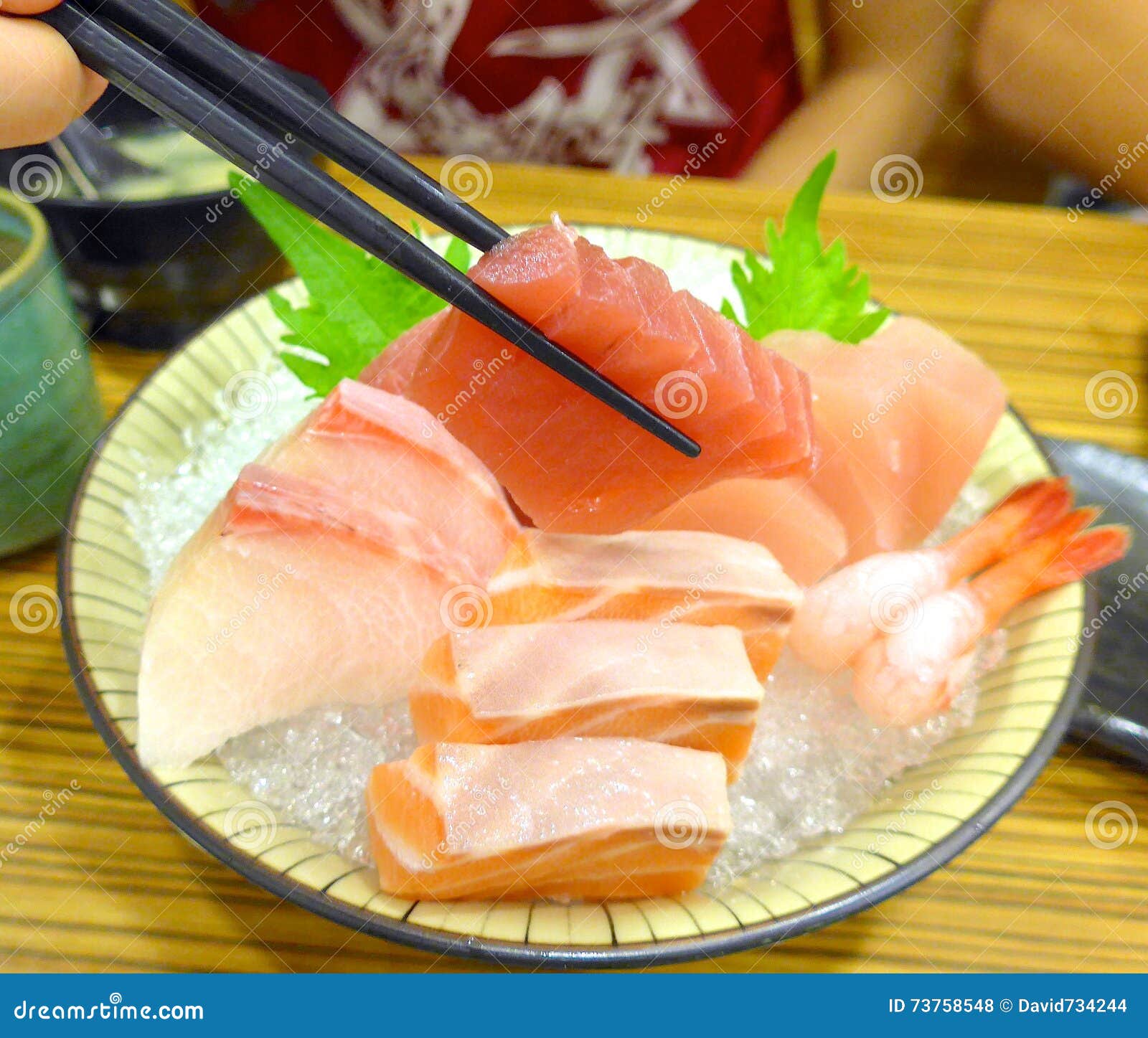 Japanese Sashimi with Raw Fish Stock Photo - Image of ocean, sashimi ...