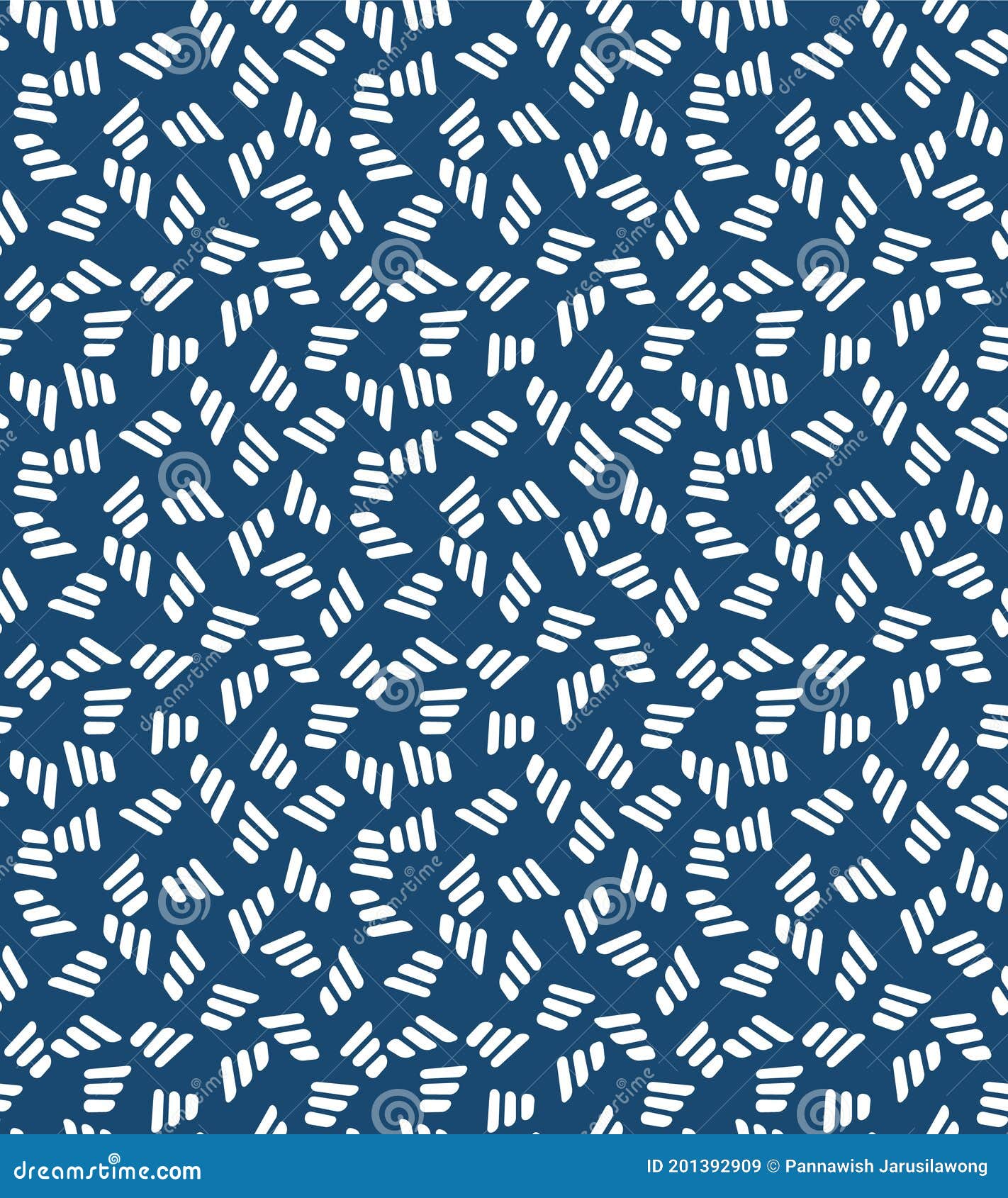 Japanese Scattered Line Vector Seamless Pattern Stock Vector ...