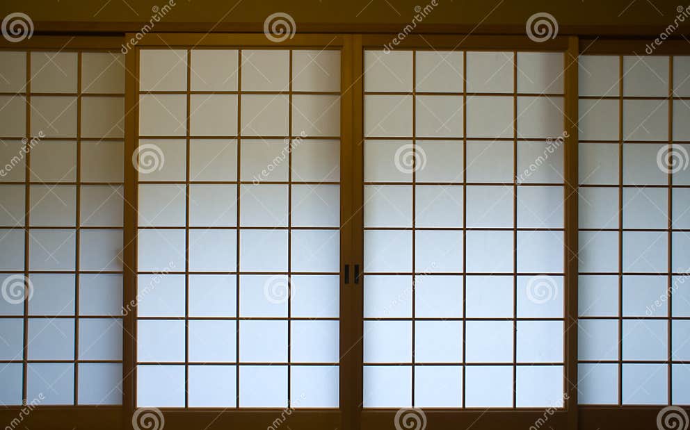 Japanese screen window stock photo. Image of home, design - 13145028