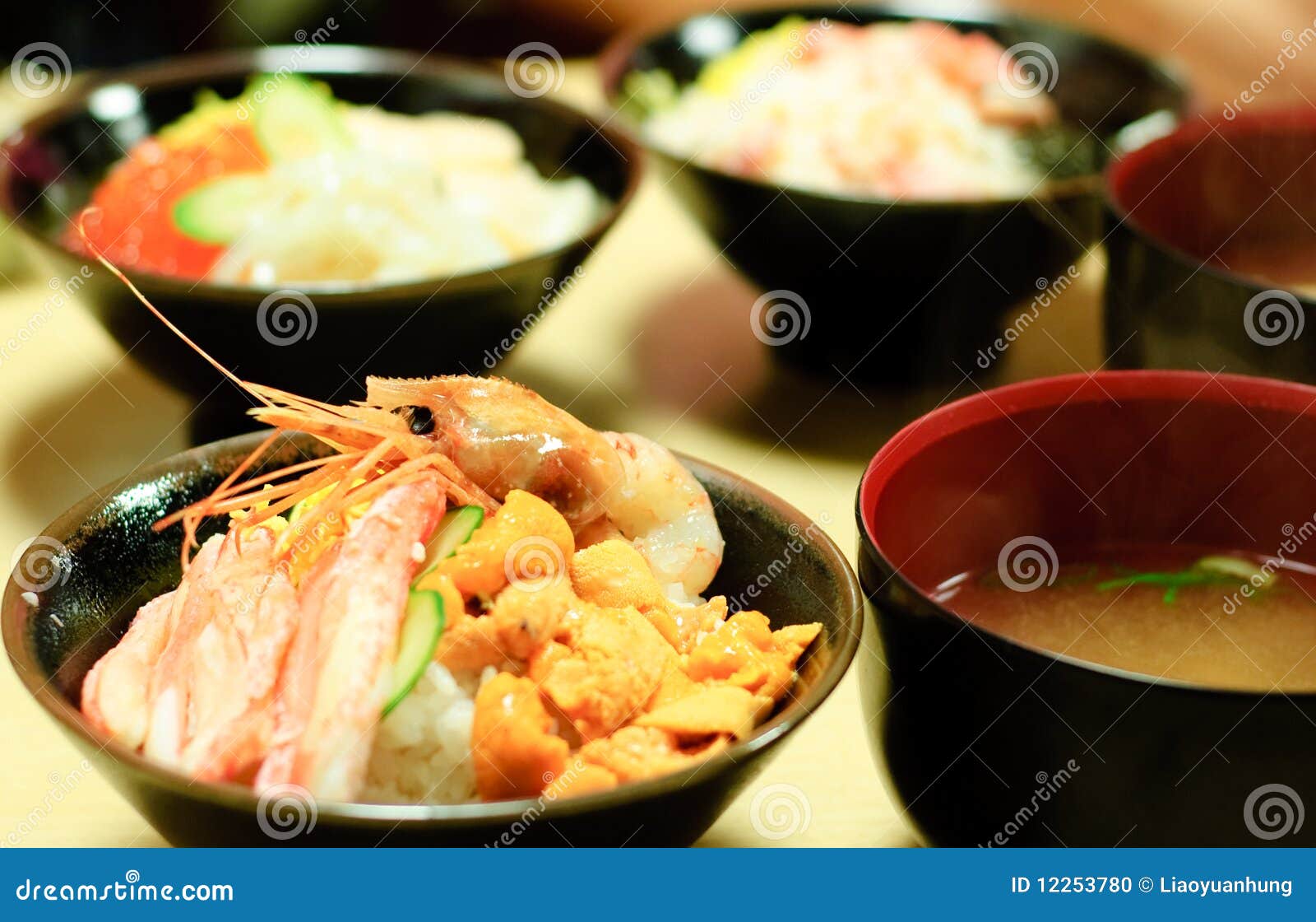 Japanese seafood meal stock photo. Image of crab, ethnicity - 12253780