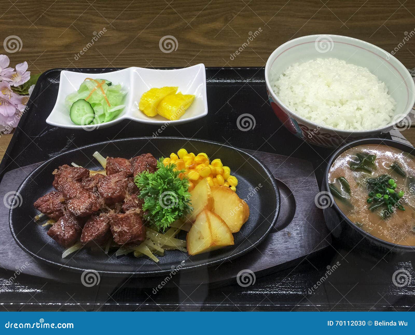 Japanese set menu stock photo. Image of paraffin, beef - 70112030